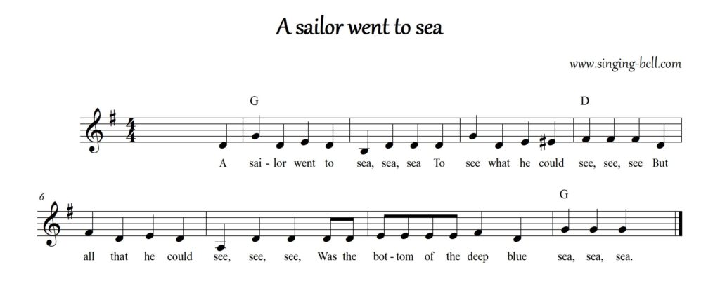 A Sailor Went To Sea - Jump Rope Rhymes, Kid's Clapping Games and ...